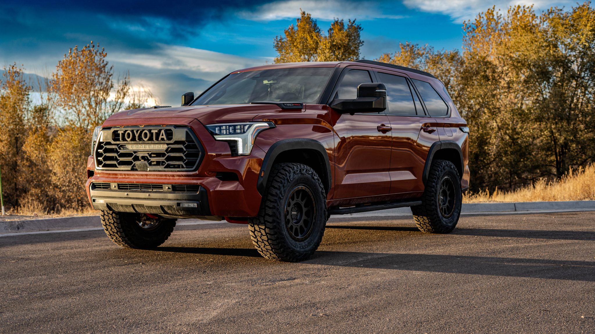 Lifted 2024 Toyota Sequoia TRD-Pro - Soco Customs & Complete Auto Repair