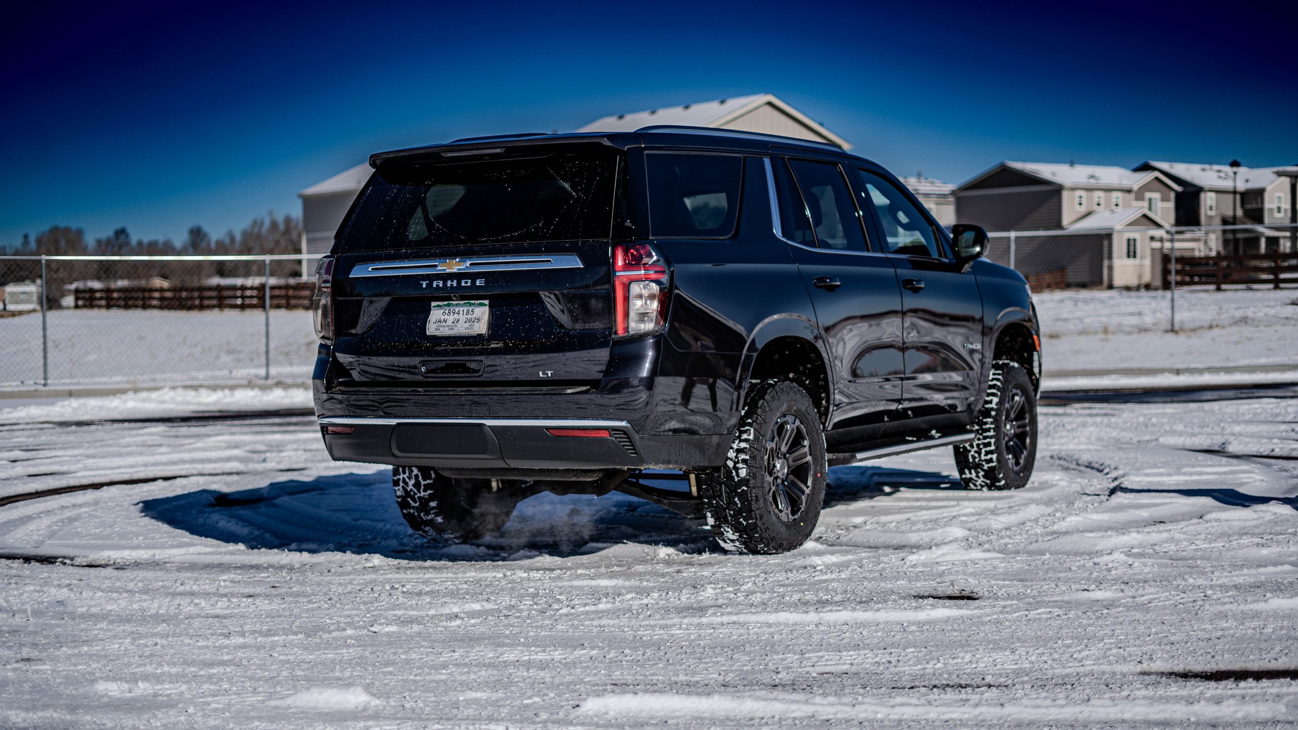 2024 Chevrolet Tahoe on 4" Belltech Coilover Kit - Soco Customs